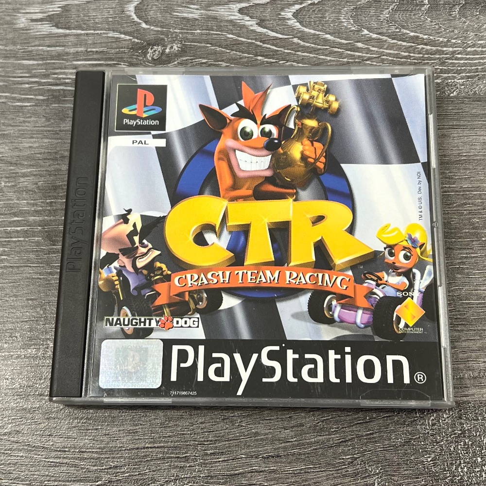 CTR CRASH TEAM RACING PLAYSTATION 1 GAME - WITH MANUAL - Own4Less